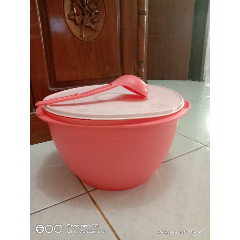 Jual Jumbo Bowl Set 10L with Laddle, tupperware | Shopee Indonesia