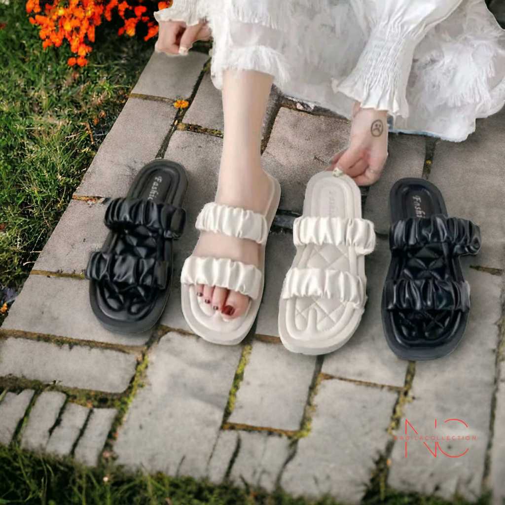 Jual Sandal slide kokop korean Style | Shopee Indonesia