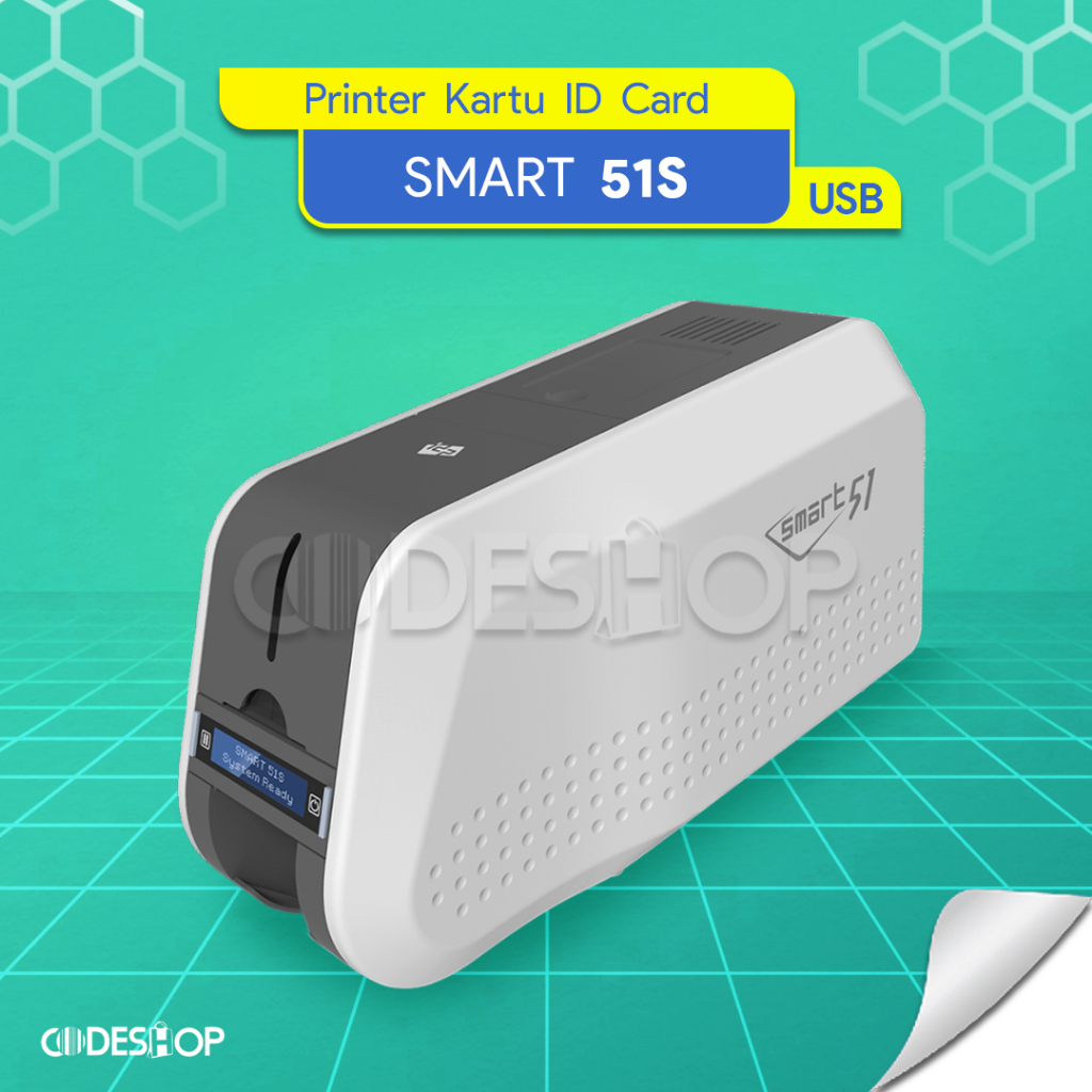 Jual Printer ID Card Smart 51-S Cetak Satu Muka Member Card Cafe Resto ...