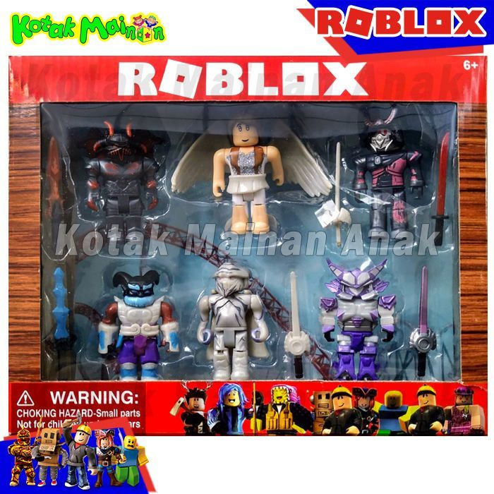 Jual Mainan Anak Roblox Figure Set Figur Cake Topper Figure Collectiion ...