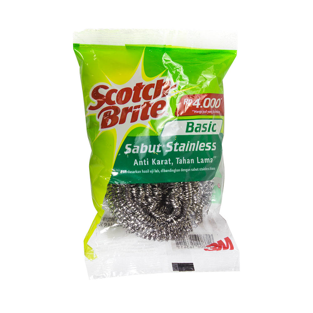Jual OCA 3M Scotch Brite Sabut Stainless Kawat Cuci Piring Ekonomis ID ...