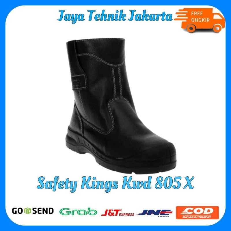Jual Sepatu Safety Kings 805 Hitam / Safety Shoes Proyek | Shopee Indonesia
