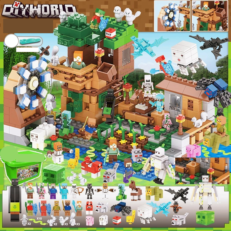 Jual Mainan Block Edukasi Mainan Anak Bricks Minecraft Minicraft ...