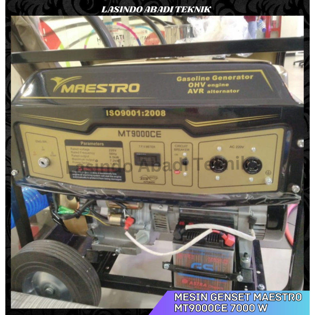Jual Genset MAESTRO MT9000CE 7000Watt Double Stater / Generator MT 9000 ...