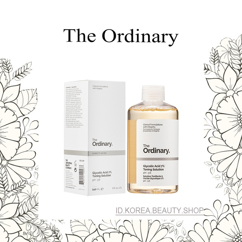 Jual The Ordinary Glycolic Acid 7% Tonic Solution 240ml | Shopee Indonesia