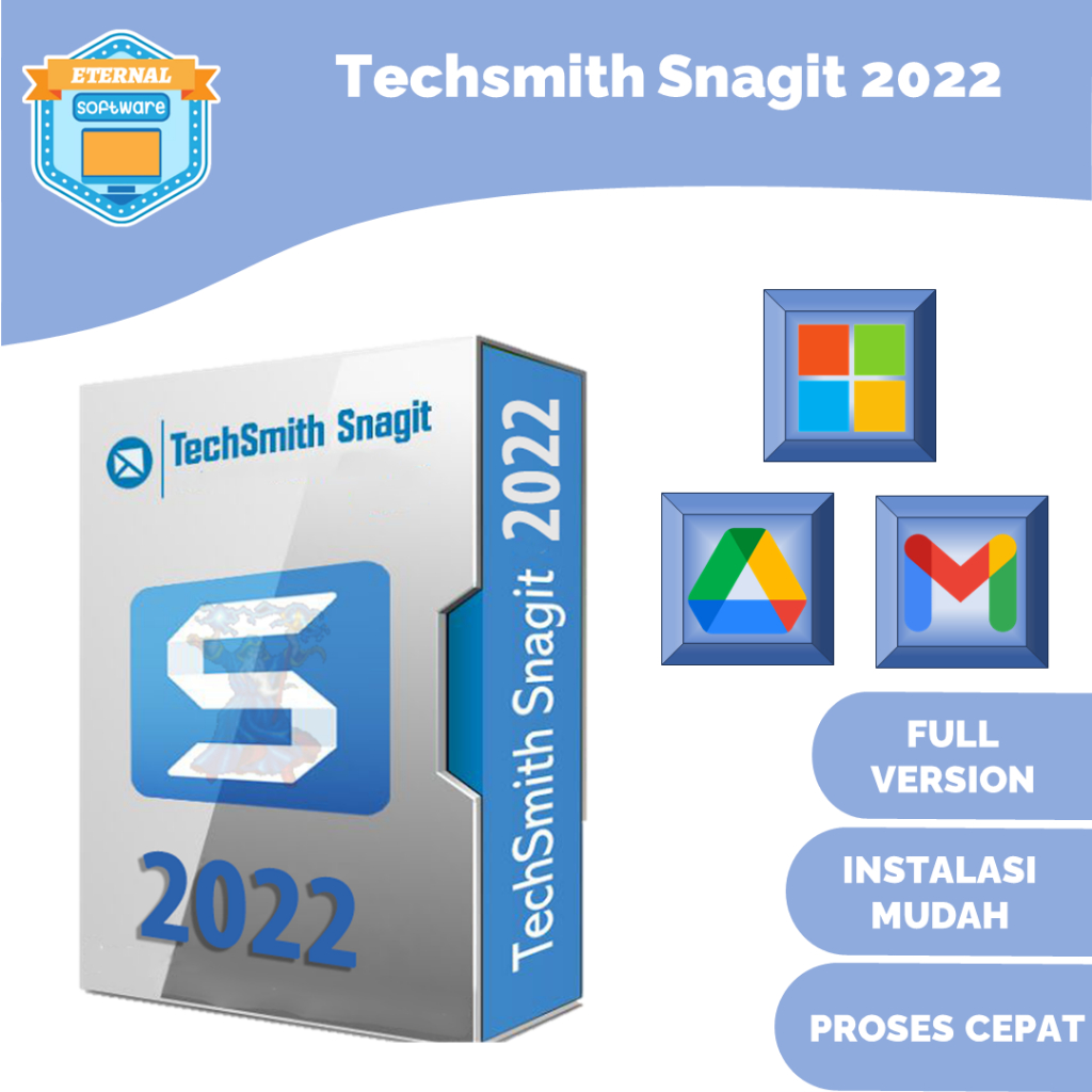 Jual Techsmith Snagit 2022 Pro Full Version No Trial Permanen Aplikasi ...