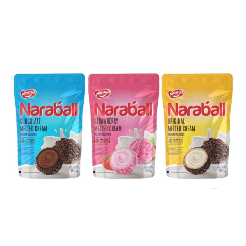 Jual Naraya Naraball 80g Wafer Salut Cookies Rasa Coklat Vanilla ...