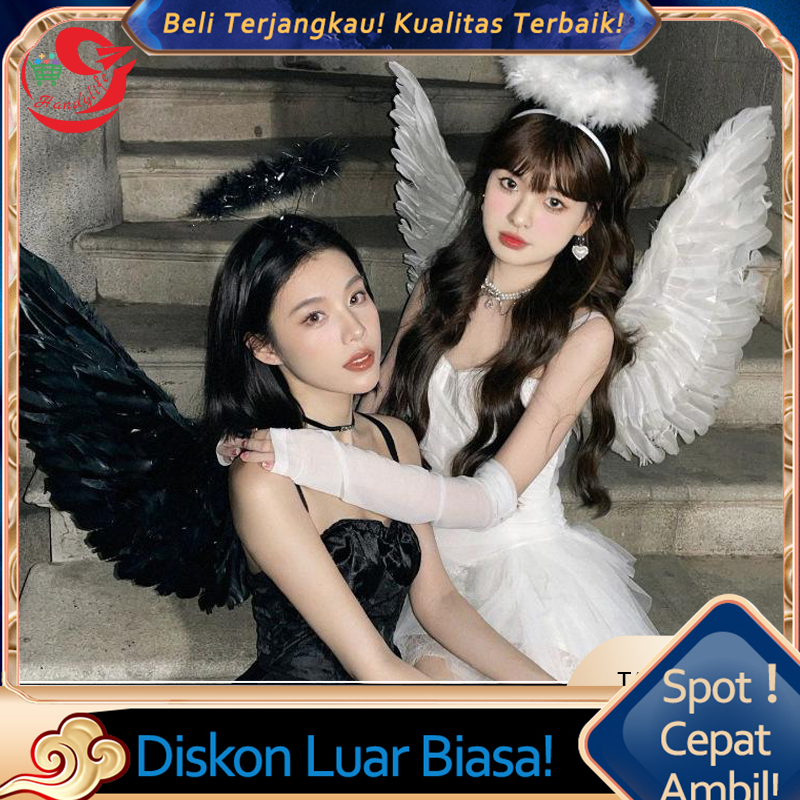 Jual Bando Malaikat Led Angel Headband Glow In The Dark | Shopee Indonesia