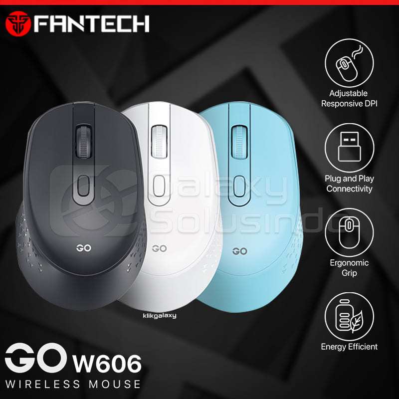 Jual Fantech GO W606 Wireless Lightweight Mouse | Shopee Indonesia