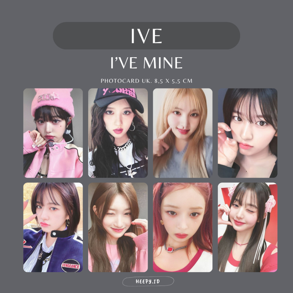 Jual [IVE] UNOFFICIAL PHOTOCARD IVE MINE | Shopee Indonesia