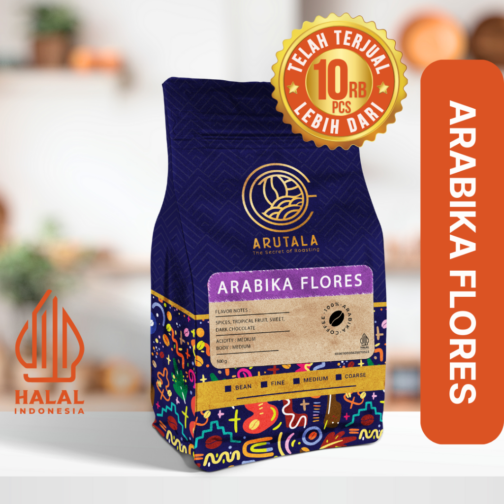 Jual ARUTALA Kopi Flores Bajawa Arabika Arabica Coffee 500 Gram ...