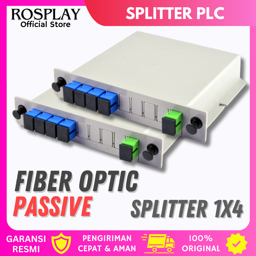 Jual Passive Splitter box 1 4 Sc UPC spliter Fiber Optik / PLC PASIVE 1 ...
