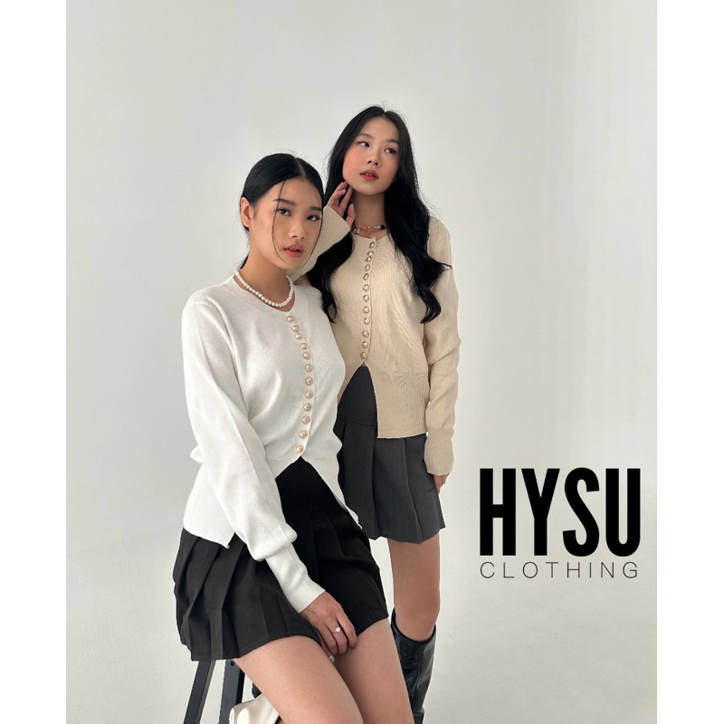 Jual HYSU Cathy Cardigan Gold Buttons - Cardigan Wanita / Atasan Lengan ...