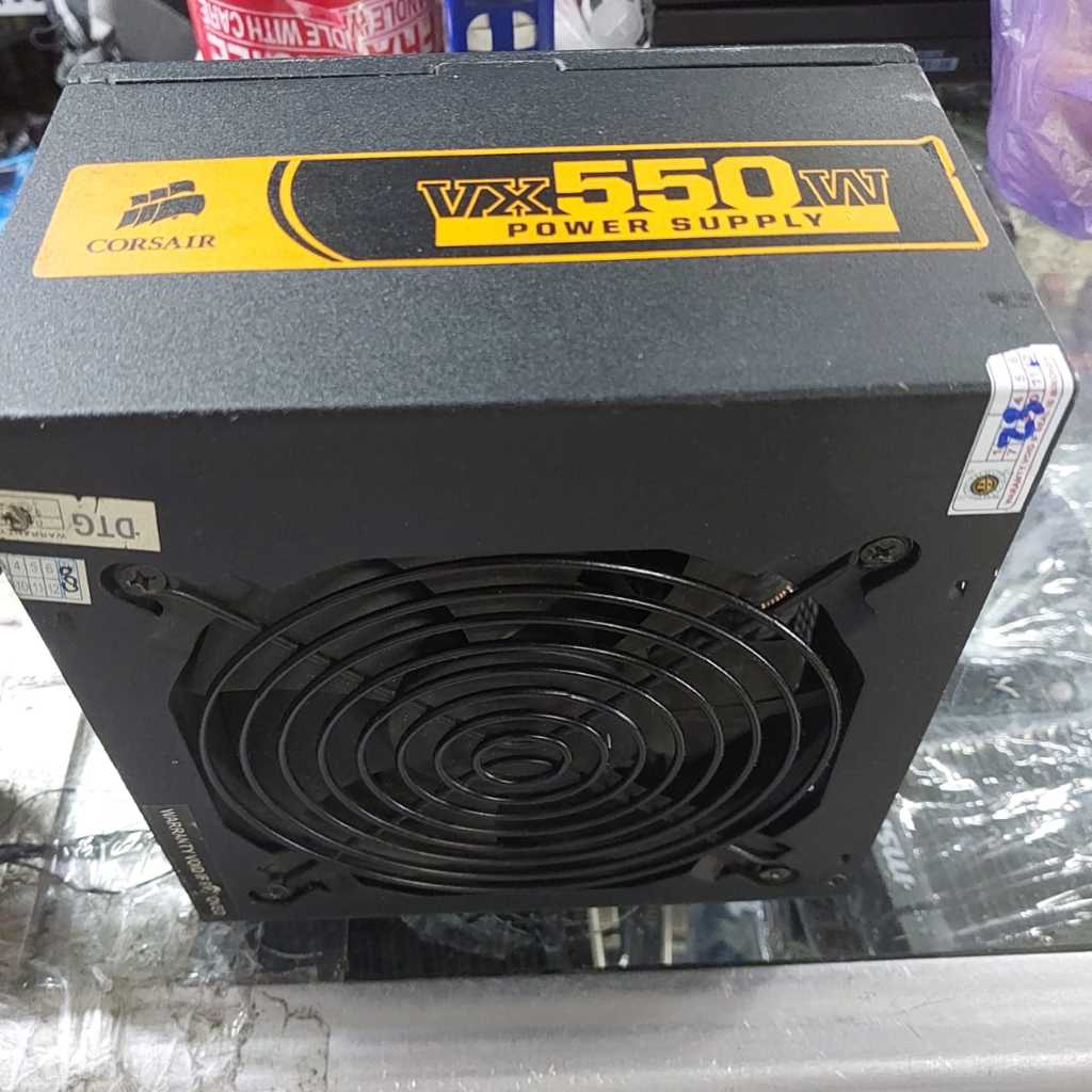 Jual psu powersupply 550watt pure corsair 24pin & 1x8 pin + 1x6pin pcie ...