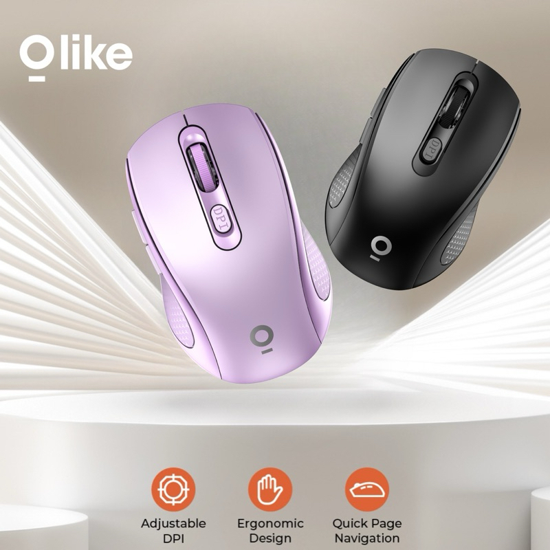 Jual OLIKE Mouse M201 Mouse Wireless 2.4G 800 - 1600DPI Receiver USB ...