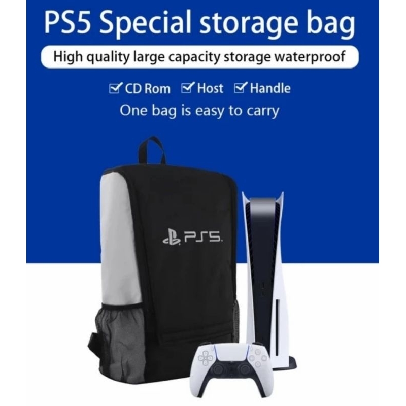 Jual Tas PS5 Backpack PS5 Travel Bag PS5 Tas Ransel | Shopee Indonesia