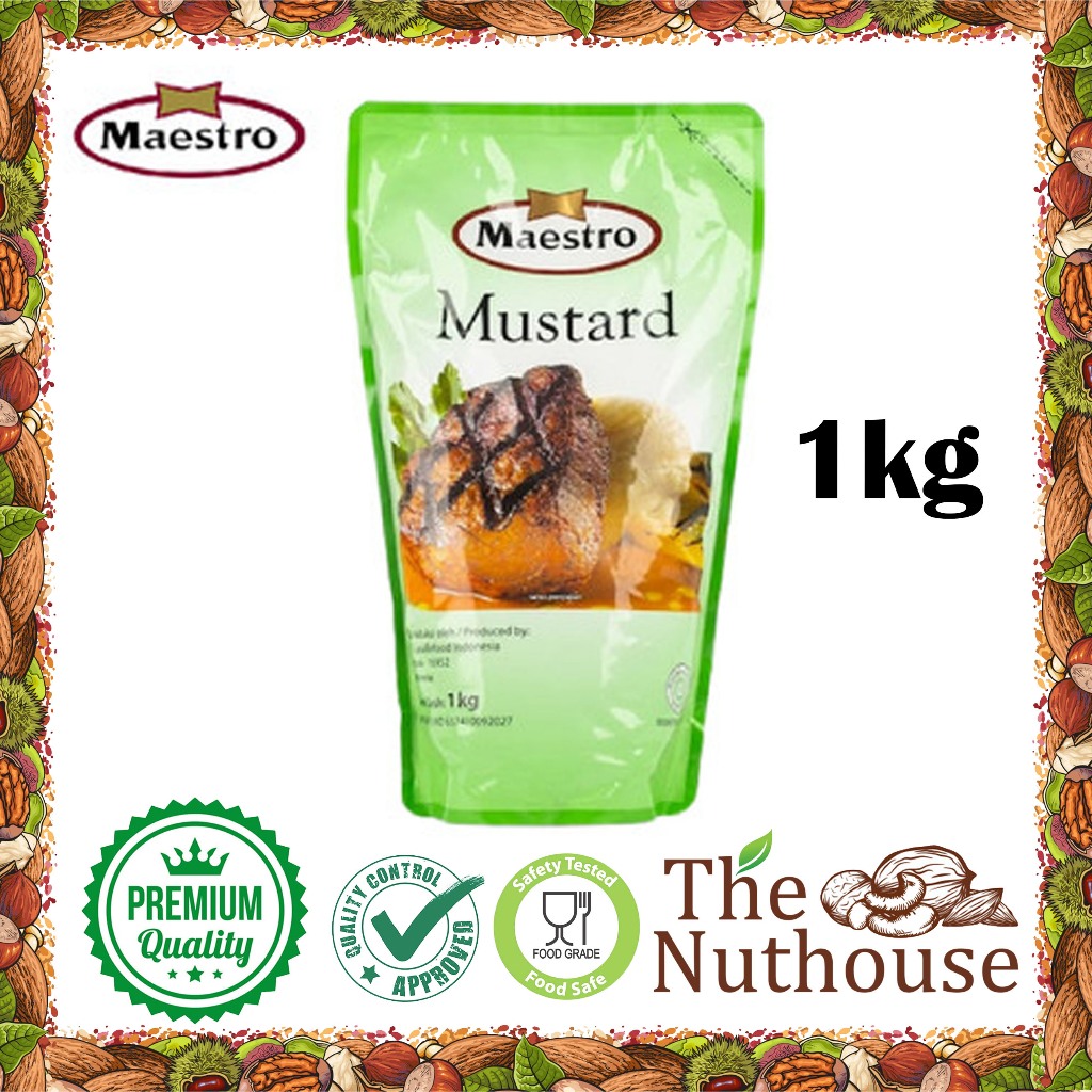 Jual 1kg Maestro Mustard Dressing / Saos Moster Refill Pouch [HALAL ...