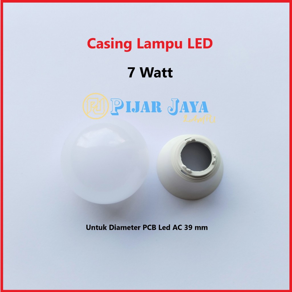 Jual Casing Lampu LED 7 Watt D - 39MM Model Bulat A-Bulb 7W | Shopee ...