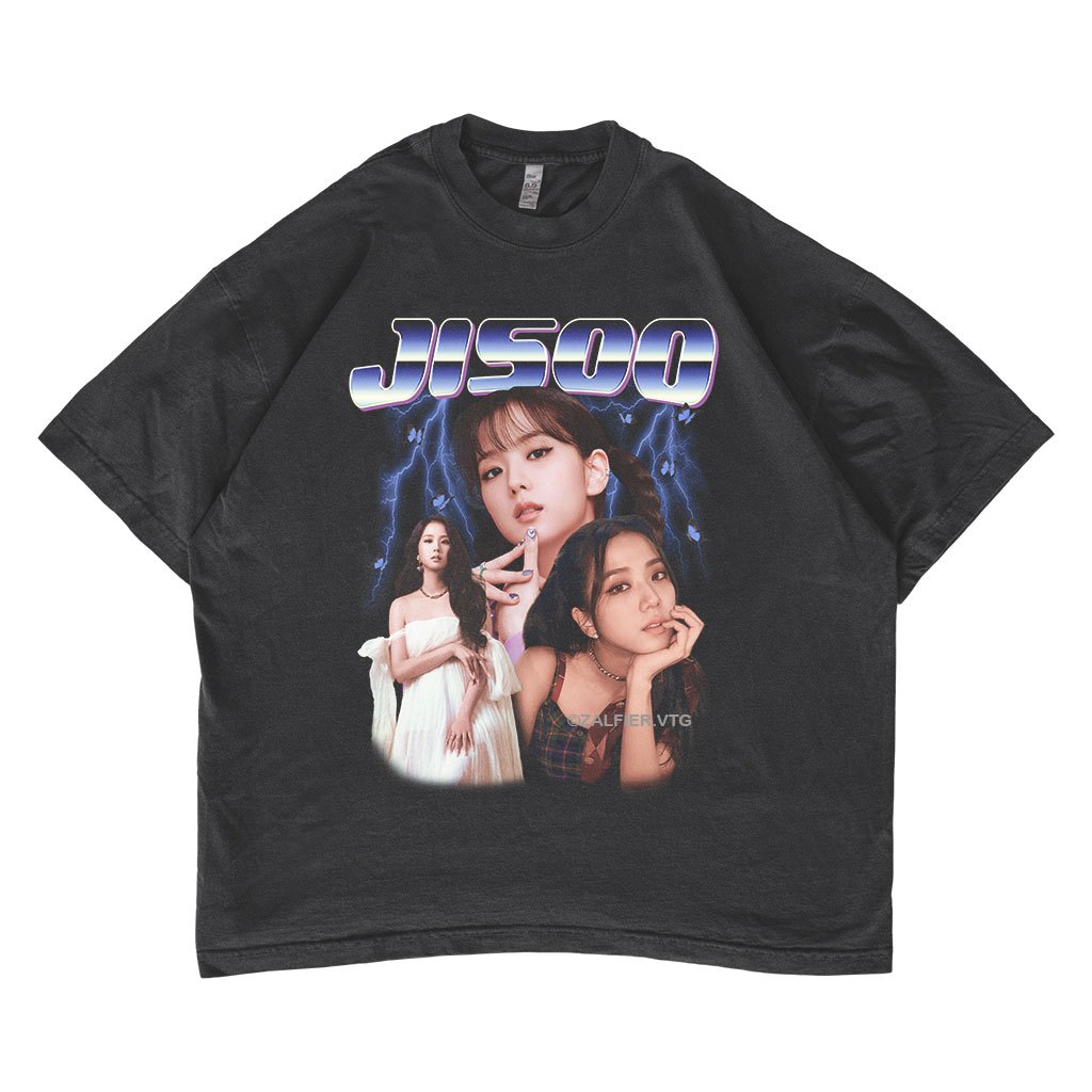 Jual Blackpink Jisoo Oversized T-shirt Kaos Kpop #12 | Shopee Indonesia