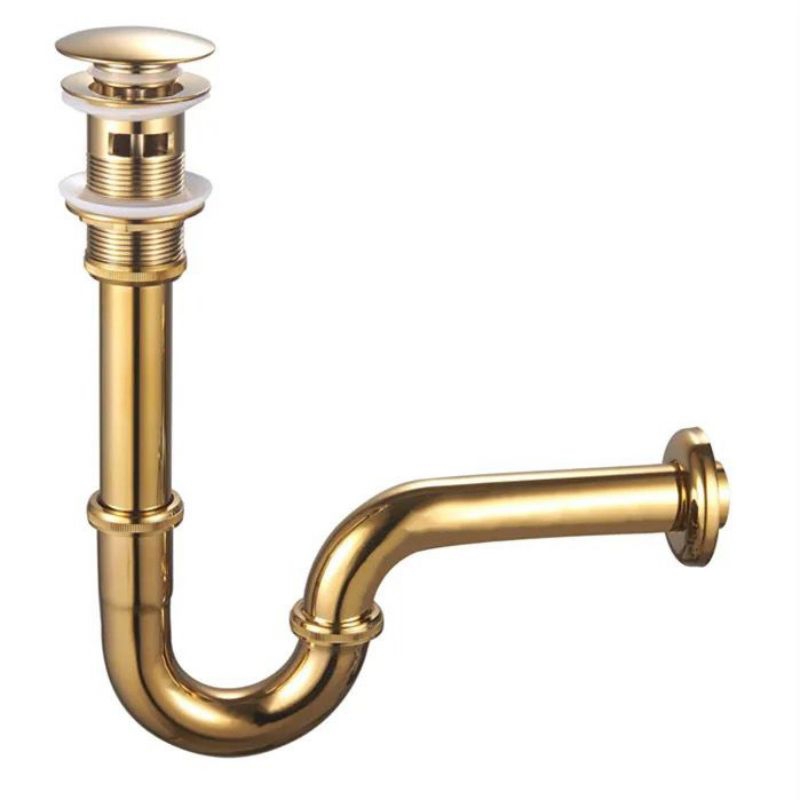 Jual P TRAP BASIN SIFON AFUR WASHTAFEL PENCET LUBANG OVERFLOW KUNINGAN JUMBO GOLD | Shopee Indonesia