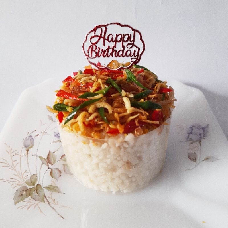 Jual Nasi Liwet Cake / Savory Cake (bisa dadakan) | Shopee Indonesia