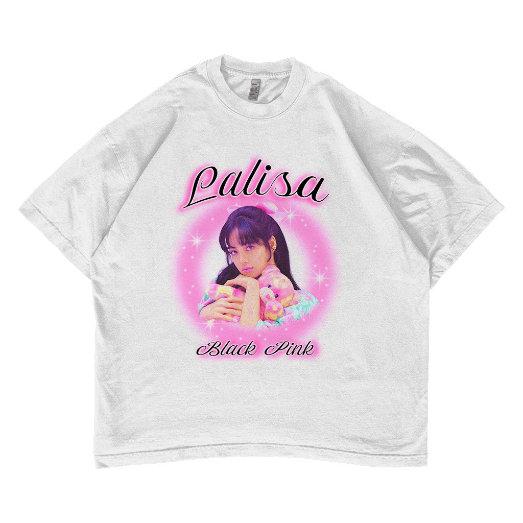 Jual Blackpink Lalisa Oversized T-shirt Kaos Kpop #15 | Shopee Indonesia