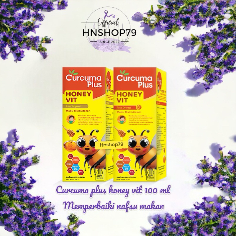 Jual Curcuma Plus Honey Vit Original Orange 100 ml | Shopee Indonesia