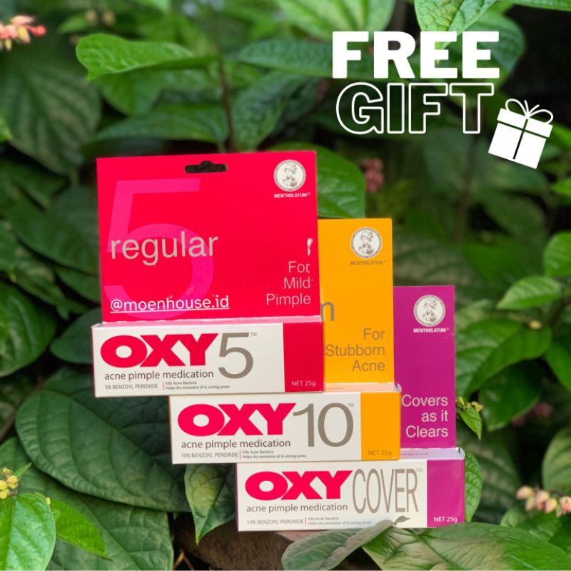Jual Oxy 10 5 Cover For Stubborn Acne Mild Pimple 25gr - Oxy 10 Oxy 5 ...