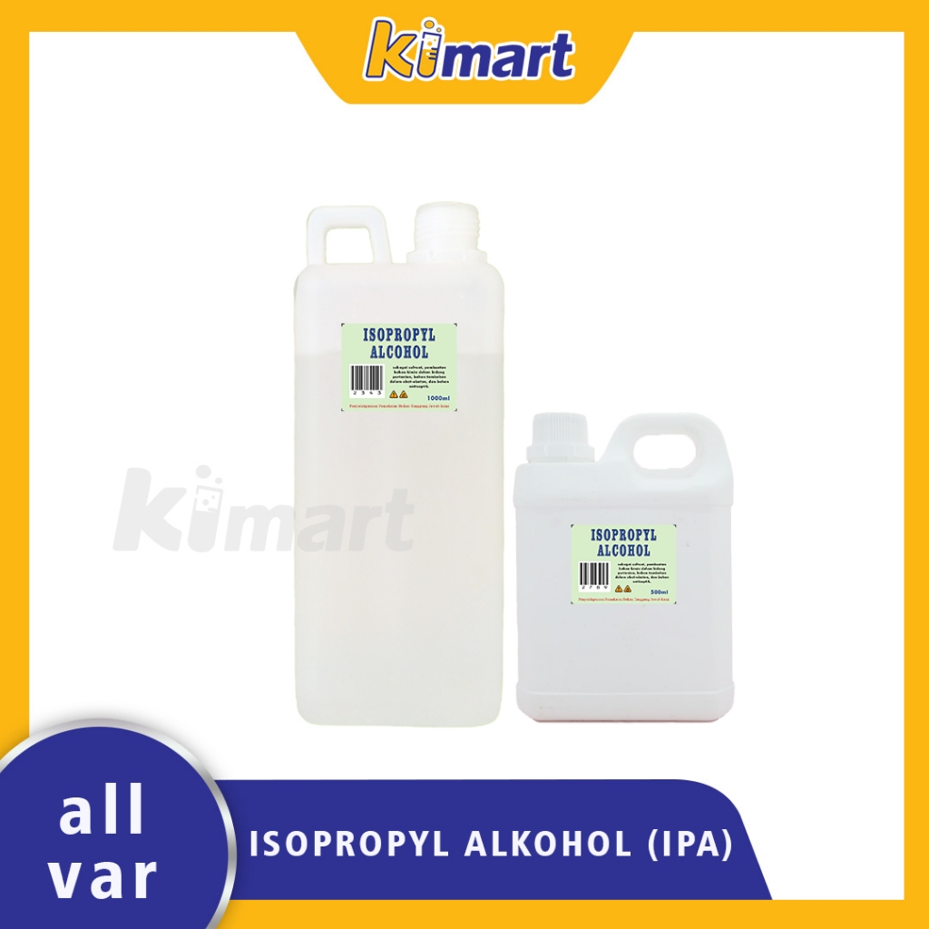 Jual Isopropyl Alcohol 1 Liter 500ml Alkohol IPA 99 Isopropil EXTRA ...