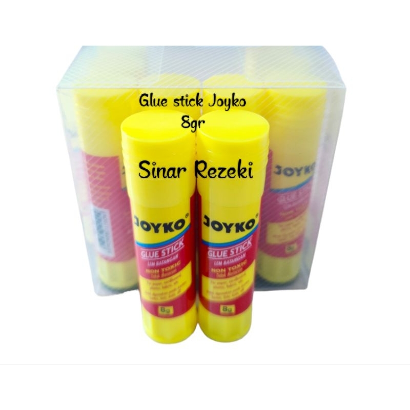 Jual 12 buah!! GS-09! 8gr!!Glue stick Joyko/lem stik/lem kertas batang ...