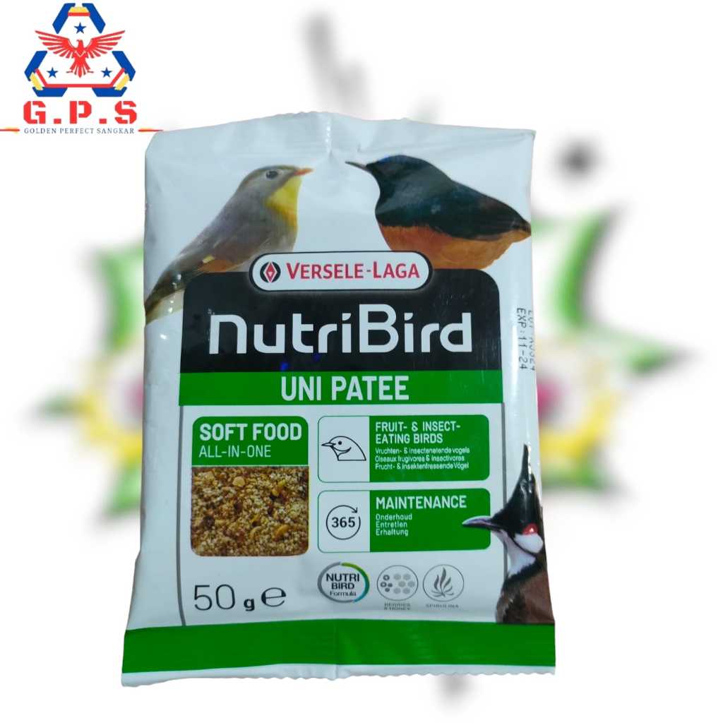Jual Voer Burung NutriBird Uni Patee Versese Laga 50gr | Shopee Indonesia