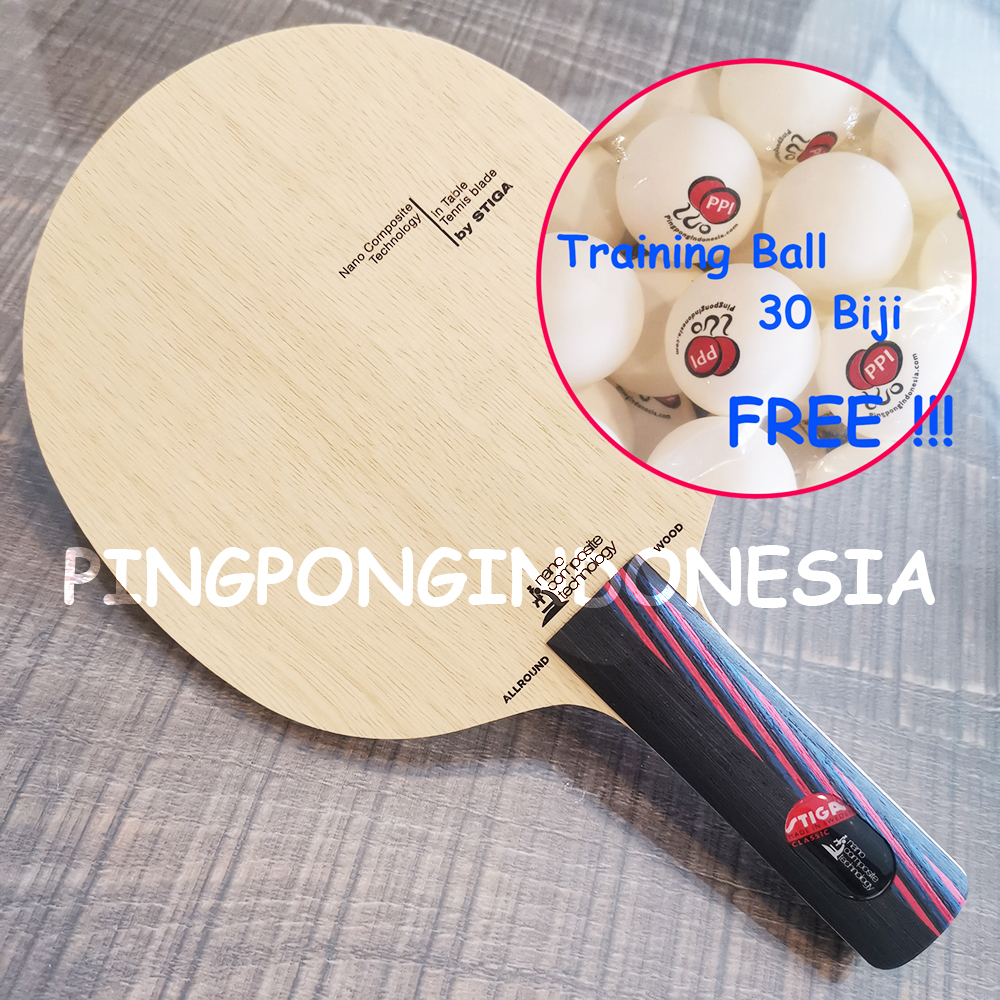 Jual Stiga Allround Wood NCT JTTAA - Blade Kayu Pingpong Tenis Meja Bat Bet | Shopee Indonesia