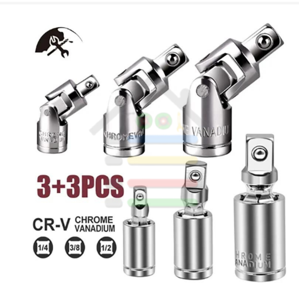 Jual UNIVERSAL JOINT SOCKET EXTENTION PNEUMATIC 1/4 3/8 1/2 INCH ...