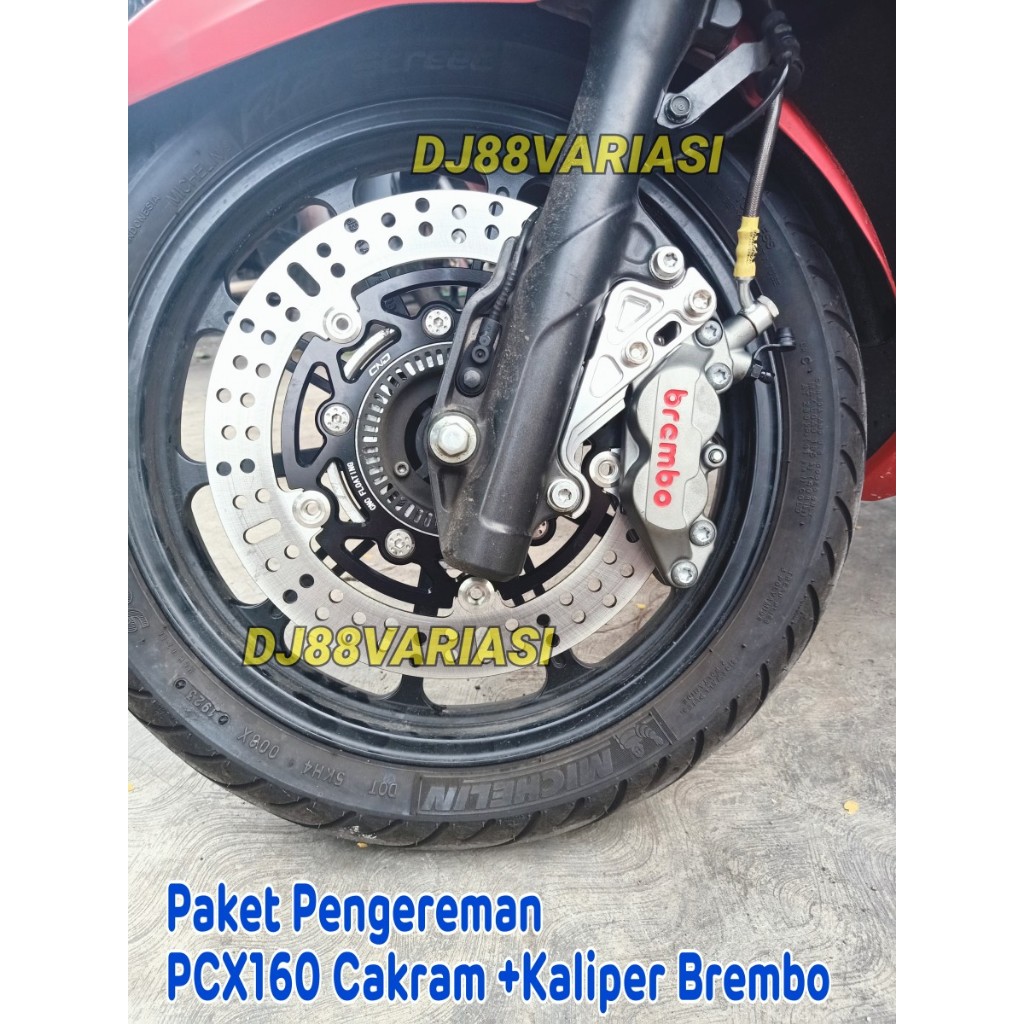Jual Paket Kaliper brembo pcx 160 set cakram delkevic 260mm pnp ...