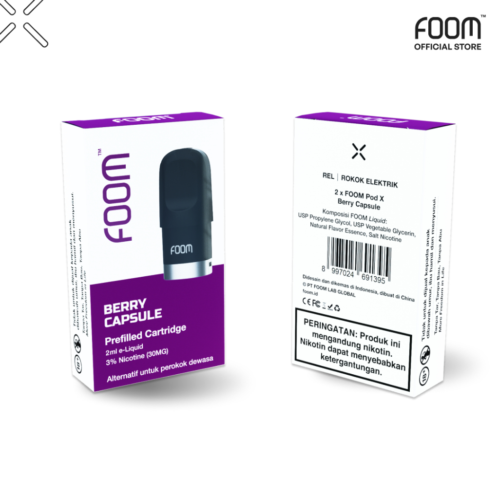 Jual Pod X Signature FOOM - Blue Denim | Shopee Indonesia