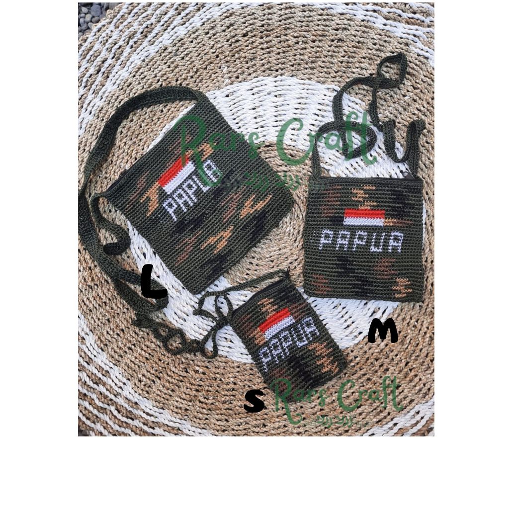 Jual Tas Papua , tas rajut , noken Papua, Tas selempang, Tas selempang ...