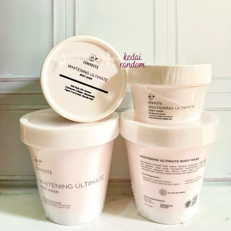 Jual ISWHITE Masker Badan (Body Mask Whitening Ultimate) | Shopee Indonesia