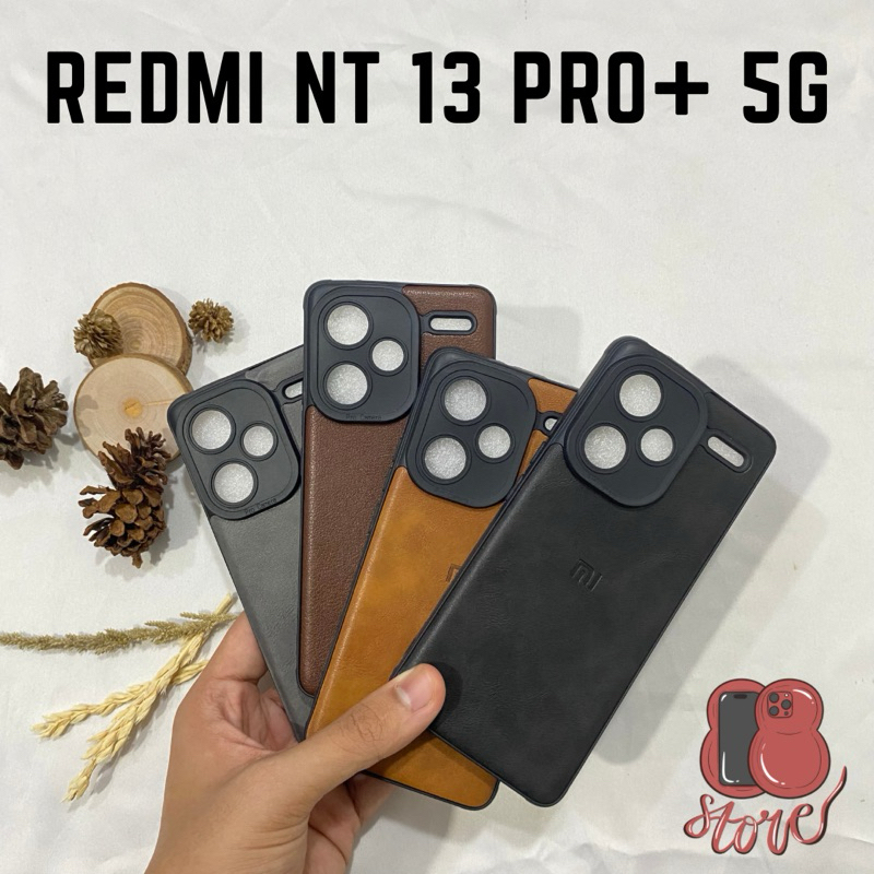 Jual Softcase Redmi Note 13 Pro+ 5G Kulit Premium Warna Natural Leather Case | Shopee Indonesia