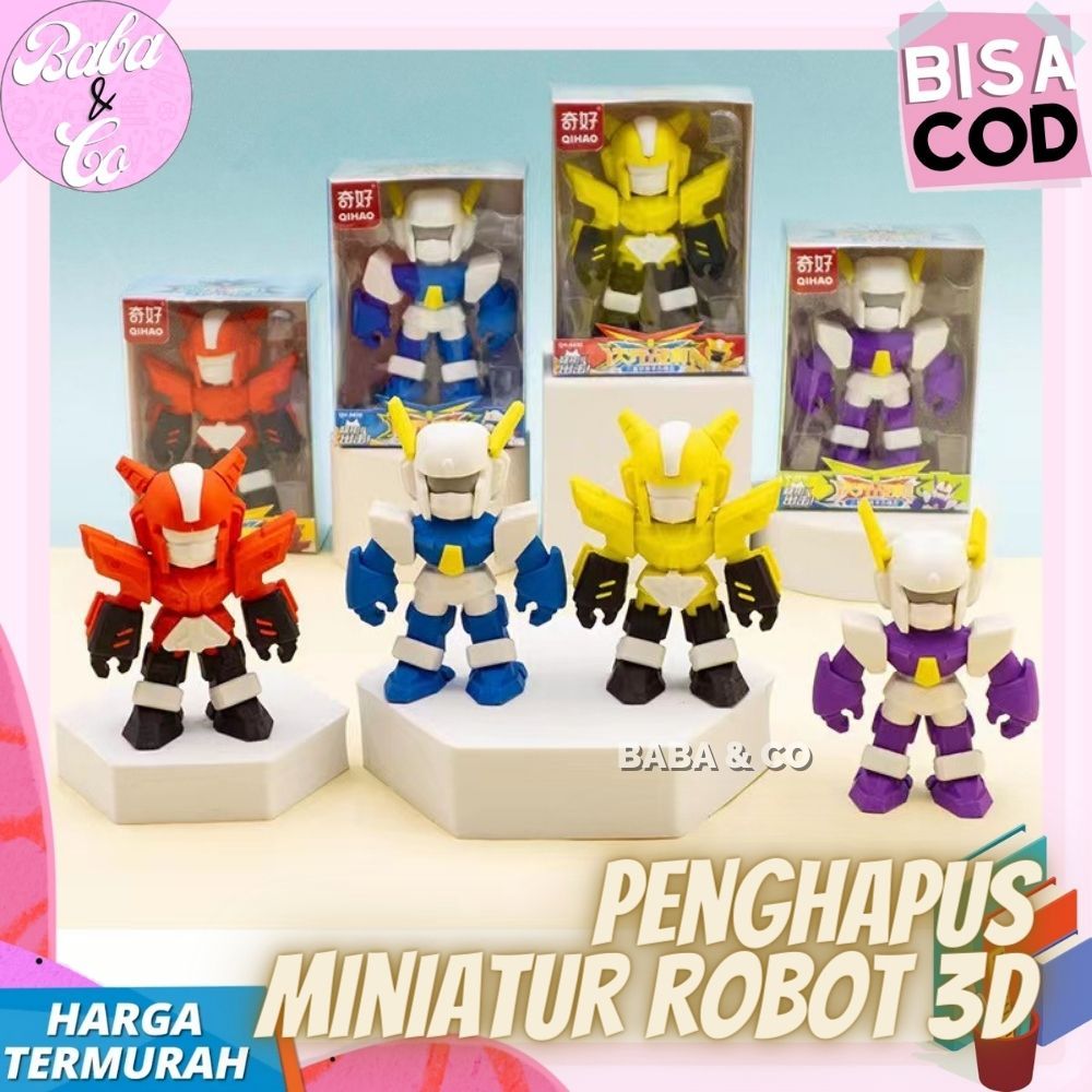 Jual PENGHAPUS LUCU ROBOT GUNDAM PENGHAPUS ROBOT 3D BESAR UNIK MURAH ...