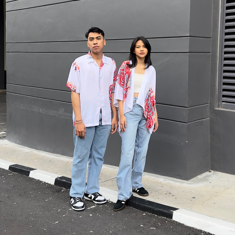 Jual [PO] Meji Shirt | Kemeja Pattern Unisex | Shopee Indonesia