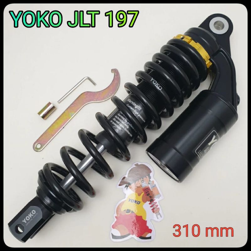 Jual Shockbreaker Belakang Beat Yoko JLT 197B 310mm Universal Beat Mio ...