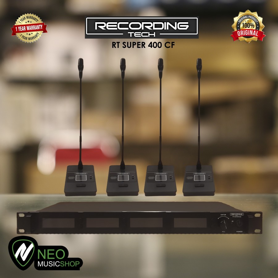 Jual RECORDING TECH RT SUPER 400 CF WIRELESS MICROPHONE | Shopee Indonesia