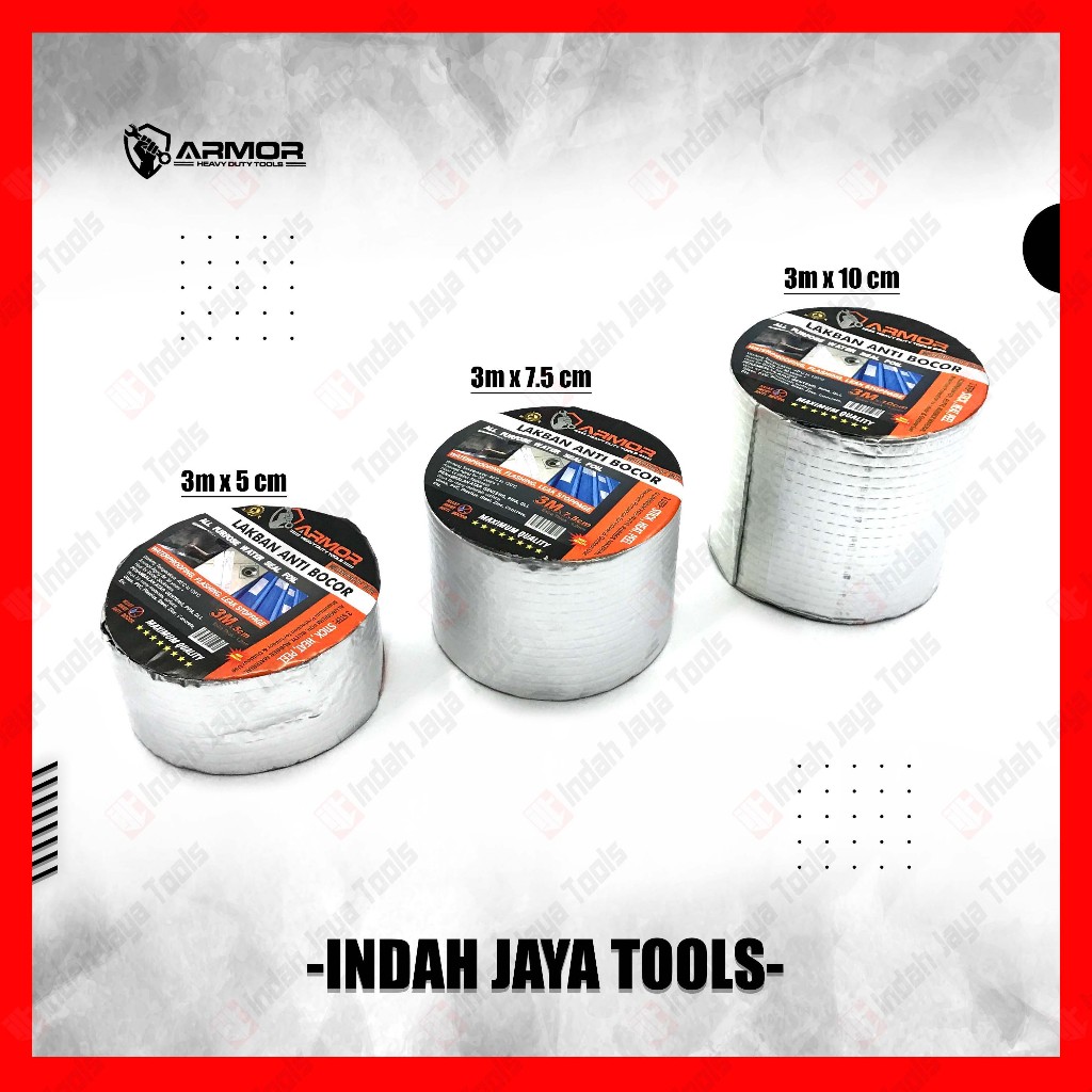 Jual ARMOR Lakban Anti Bocor 3 Meter Waterproof Seal Tape Seng Atap ...