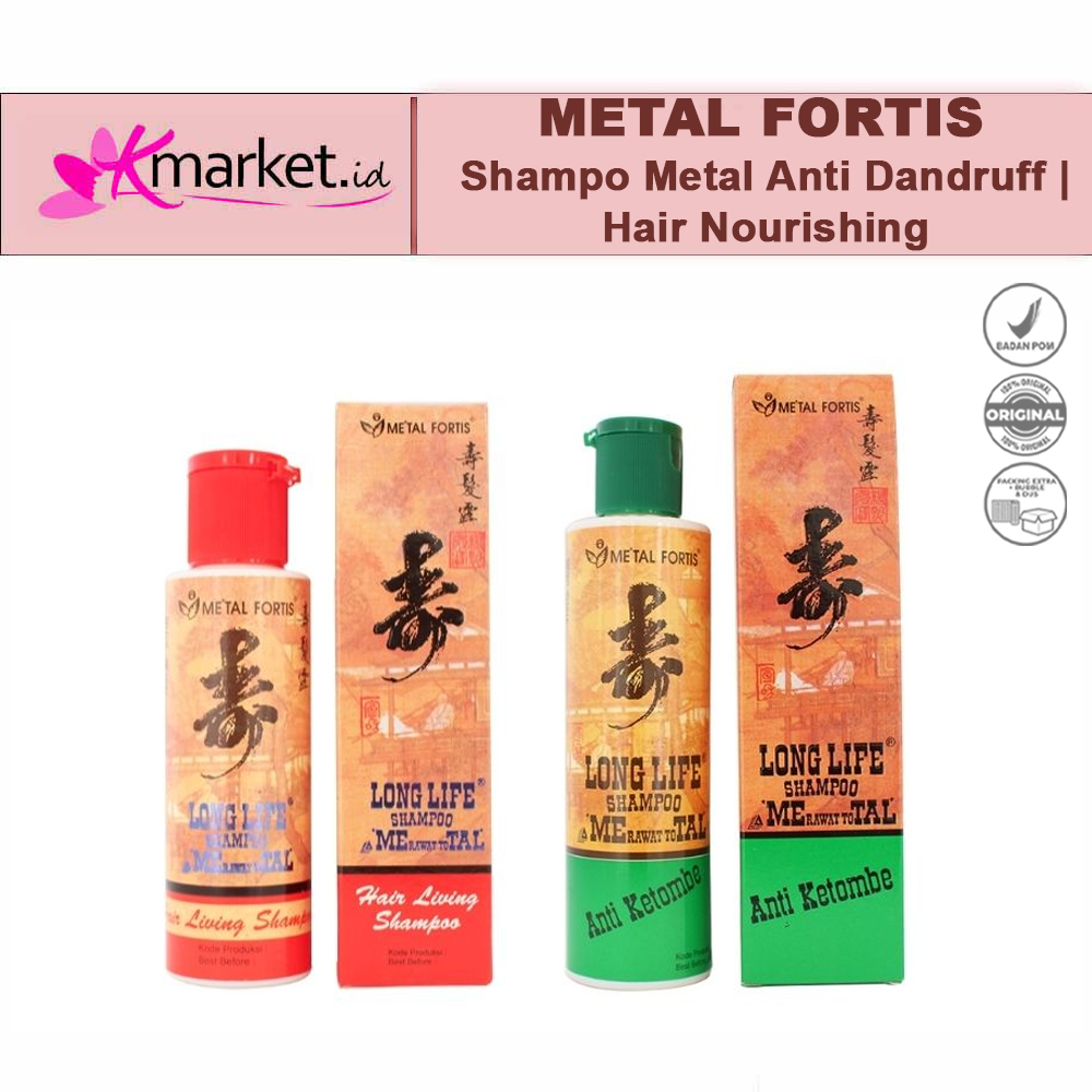 Jual Shampoo Metal Fortis Shampo Anti Dandruff | Hair Nourishing MET ...
