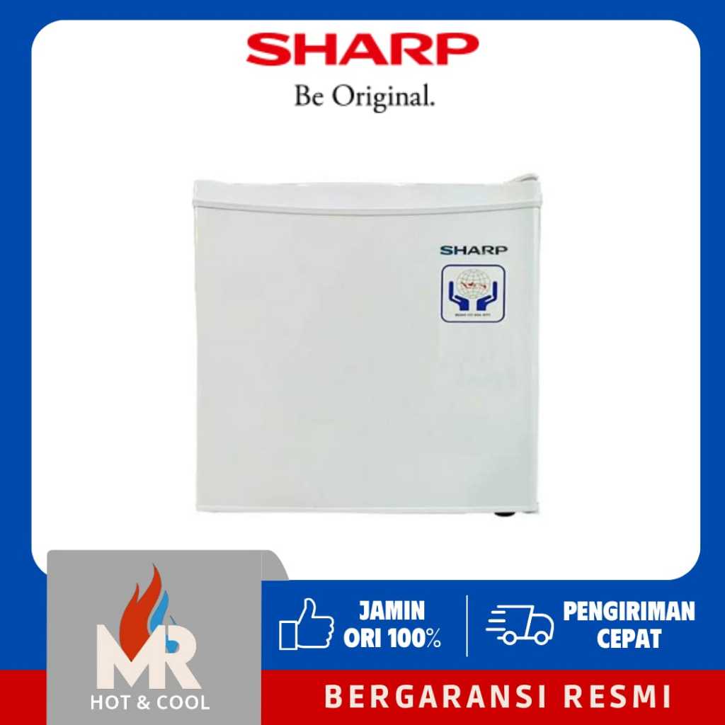 Jual KULKAS MINI BAR Kulkas Portable SHARP SJ-50MB-XW / POLYTRON PRH 51 ...