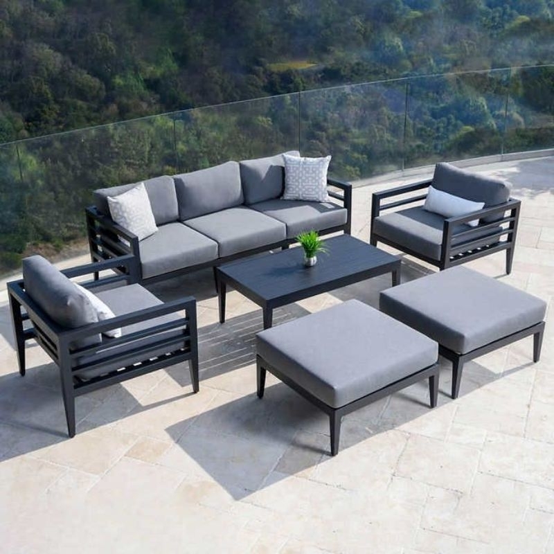 Jual SET KURSI SOFA BESI OUTDOOR MINIMALIS MODERN | Shopee Indonesia