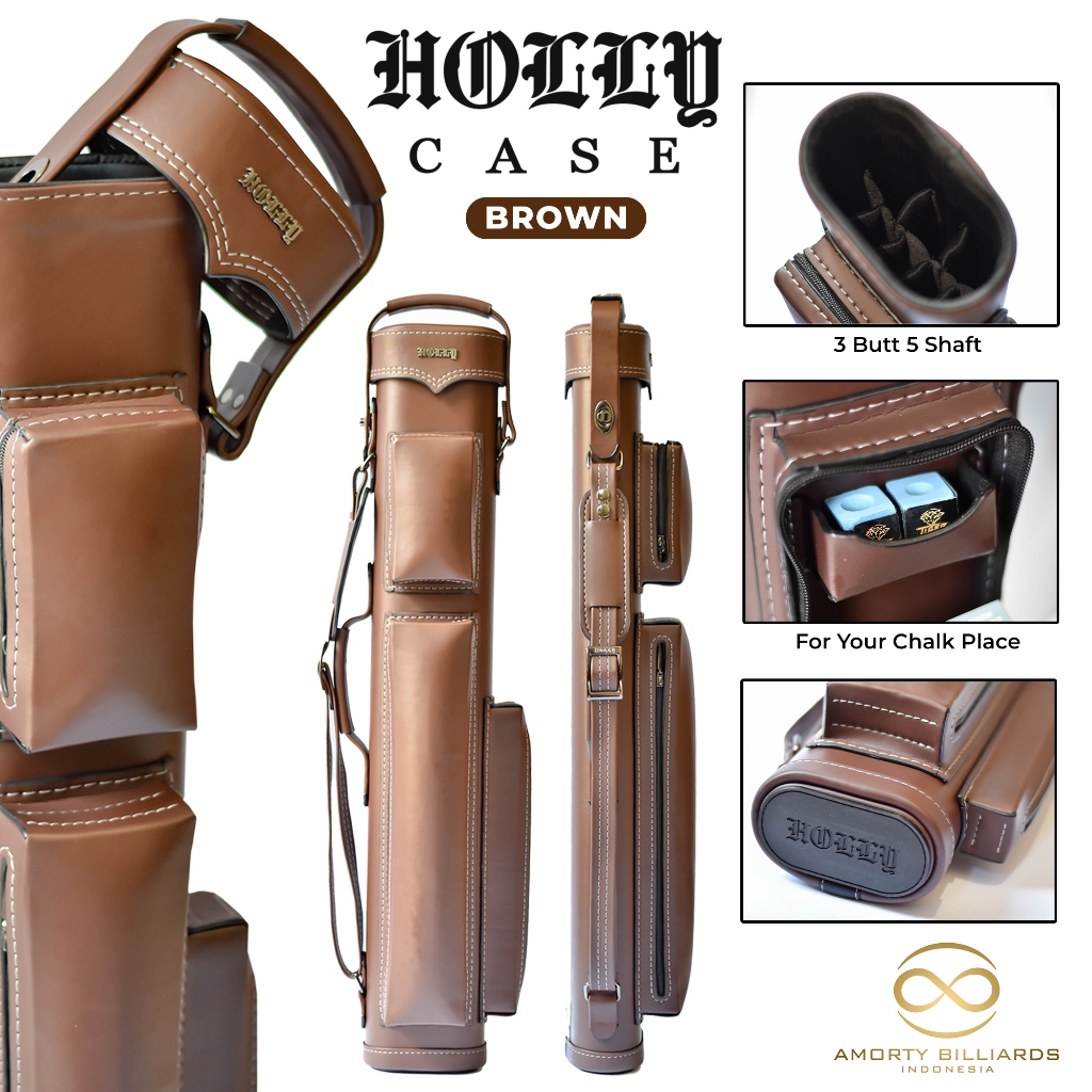 Jual Holly Case Reborn Brown - 3 Butts 5 Shafts / Tas Billiard | Shopee ...