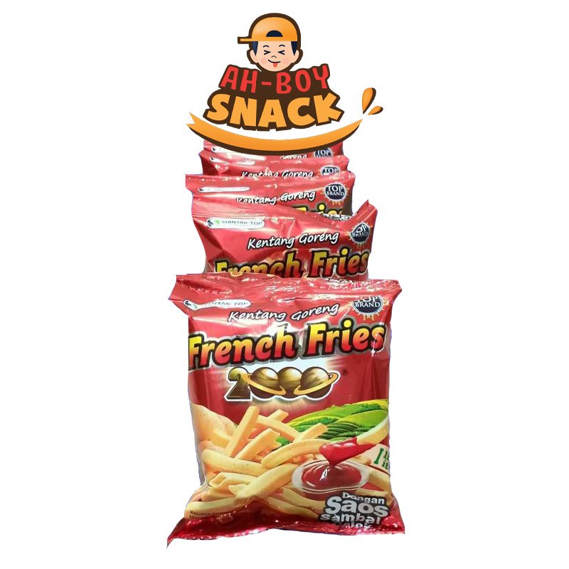 Jual FRENCH FRIES RENCENG ECER 2000 ISI ( 10 SACHET X 15 GRAM ) - CHIKI ...