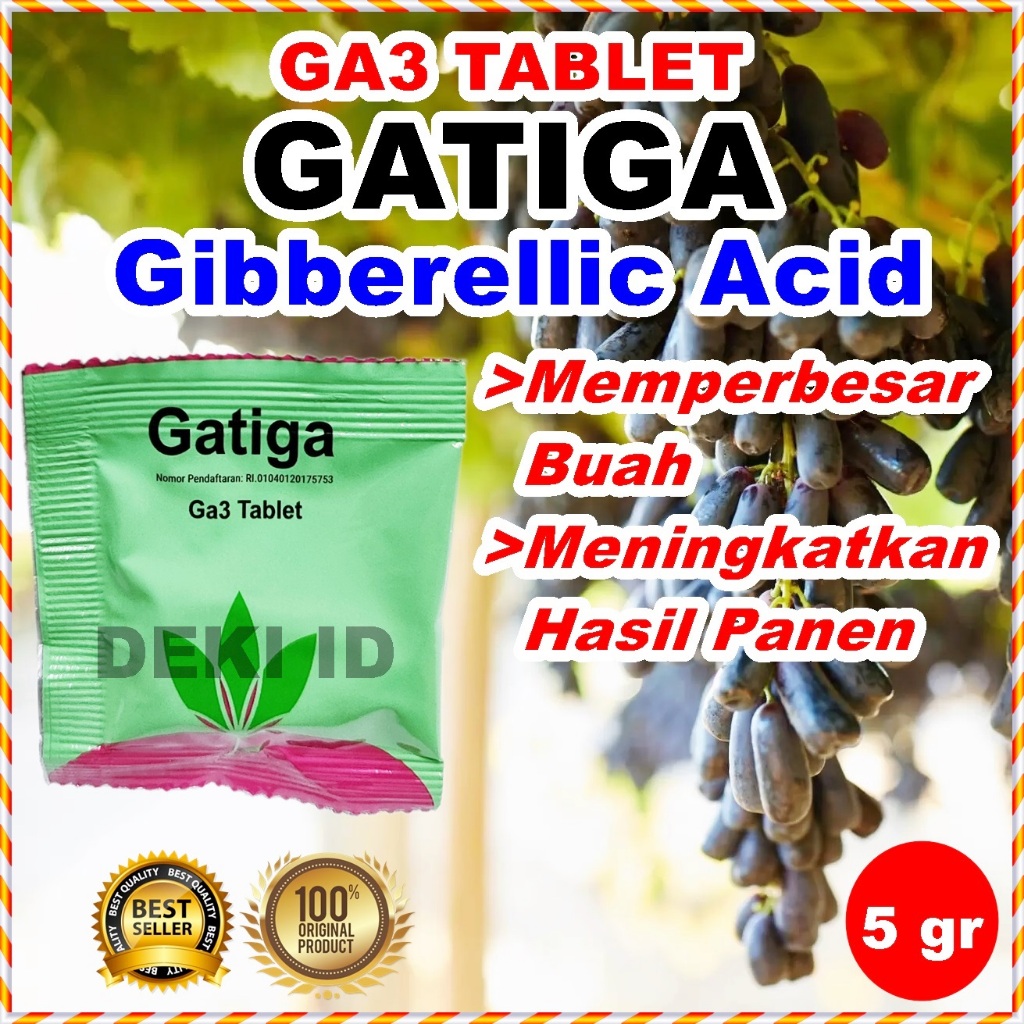 Jual Gatiga Tablet Pupuk GA3 Hormon ZPT Giberelin Acid Asam Giberelat ...