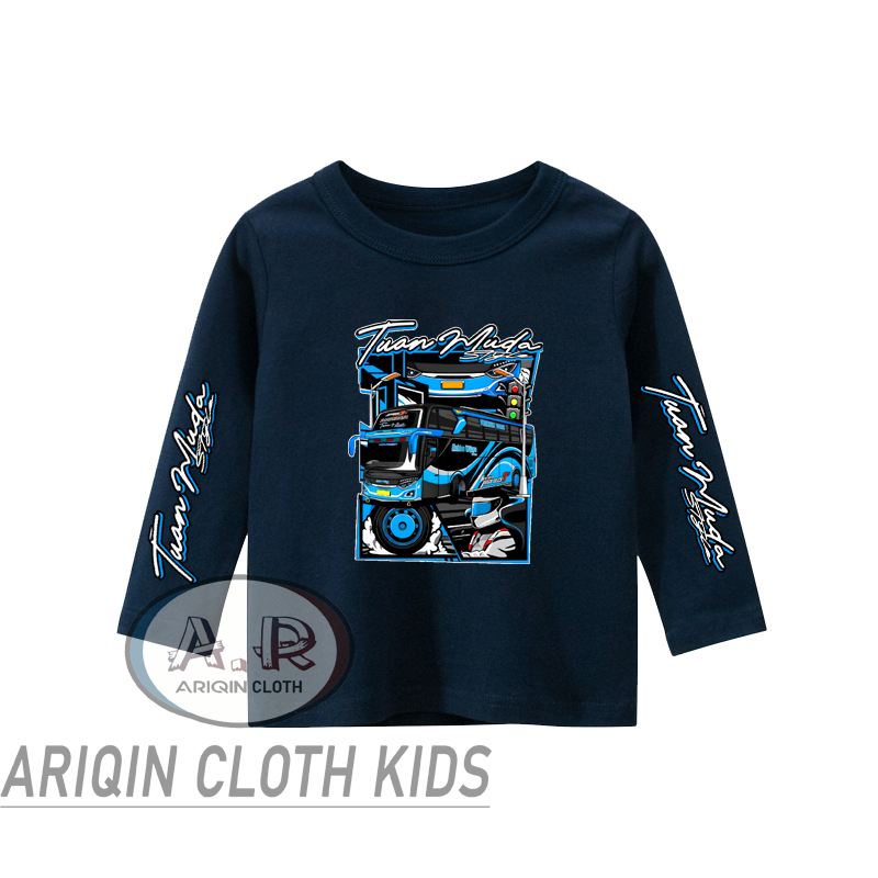 Jual Baju anak kaos anak Custom karakter bus telolet jet bus Tuan Muda telolet bahan premium ...